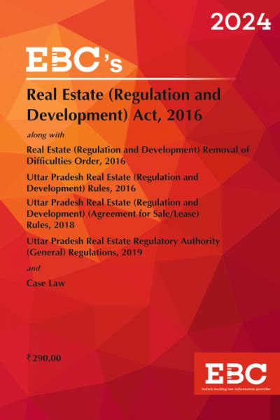 Real Estate Regulation And Development Act 2016 Bare Act Print Ebook