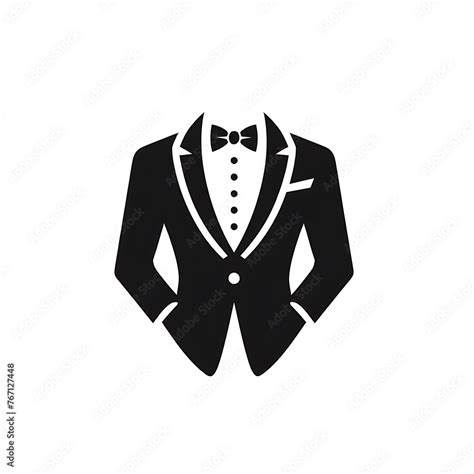 Design Logo Tuxedo Girl 05 Stock Illustration Adobe Stock