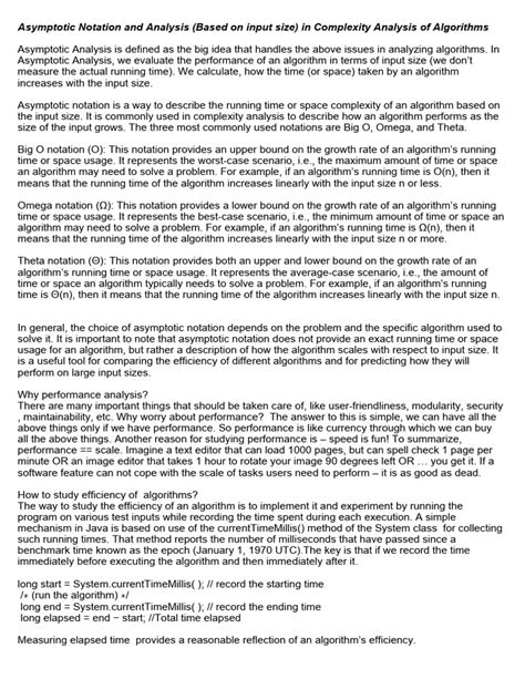 Complexity Analysis Of Algorithms Greek For Greek Pdf Time Complexity Theoretical