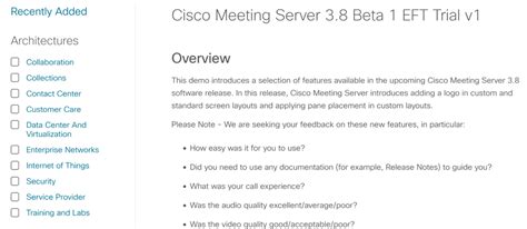 Cisco Meeting Server Upcoming New Version 38 Beta Cisco Community