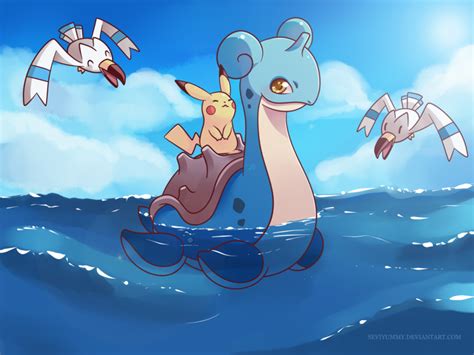 Sevi Yummy — Lapras And Pikachu Follow Me On My Fan