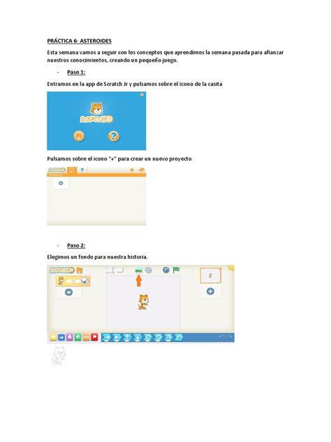 PrÁctica 7 Scratchjr Pdf Color