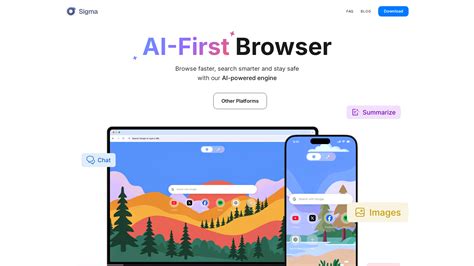 Sigma Ai Browser Your Intelligent Browser For Secure Creative And