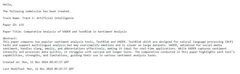 khwaish jindal on linkedin nlp sentimentanalysis textblob vader research