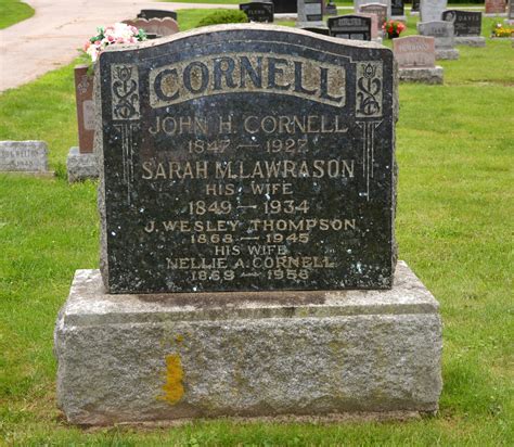 John Henry Cornell 1847 1927 Find A Grave Memorial