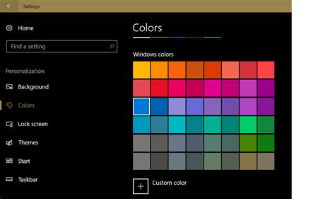 Windows 10 Default Color Settings Microsoft Qanda