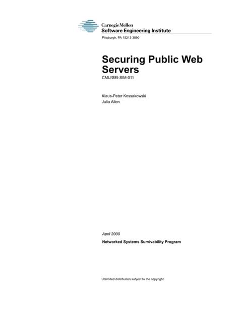 securing public web servers pdf