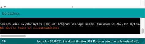 Samd21 Mini Dev Breakout Hookup Guide Sparkfun Learn