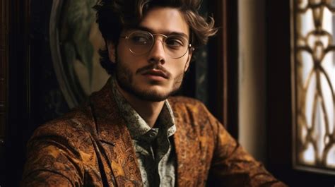 Premium Ai Image A Man Wearing Sunglasses