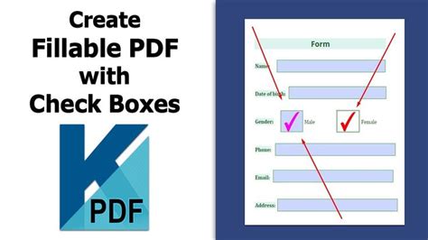 Create Fillable Forms With Check Boxes Using Kofax Power Pdf