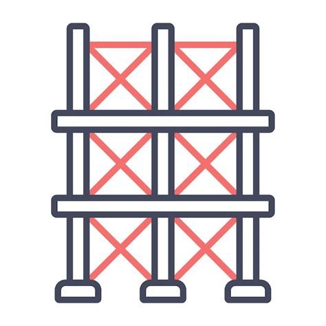 Premium Vector Scaffolding Vector Illustration Style