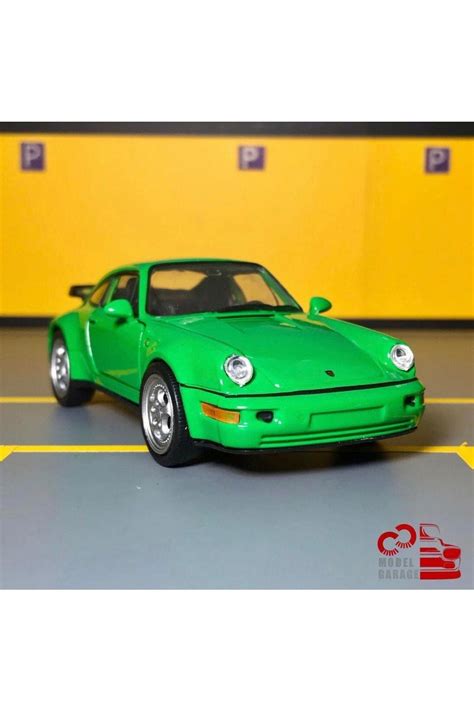Porsche 911 Turbo 1 36 Ölçek Candc Model Garage Çek Bırak Diecast Metal Model Araba Oyuncak