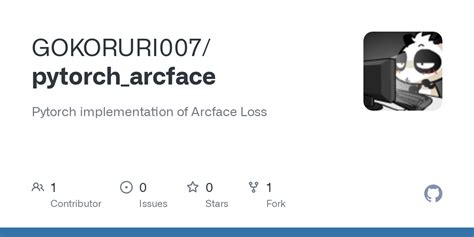 github gokoruri007 pytorch arcface pytorch implementation of arcface loss