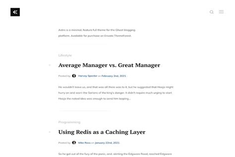 Best Ghost Themes For Ghost CMS