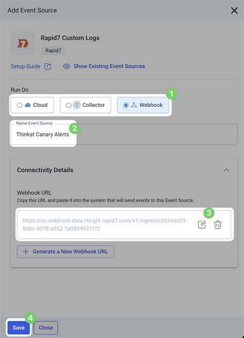 how do i configure webhook notifications for rapid7 insightidr