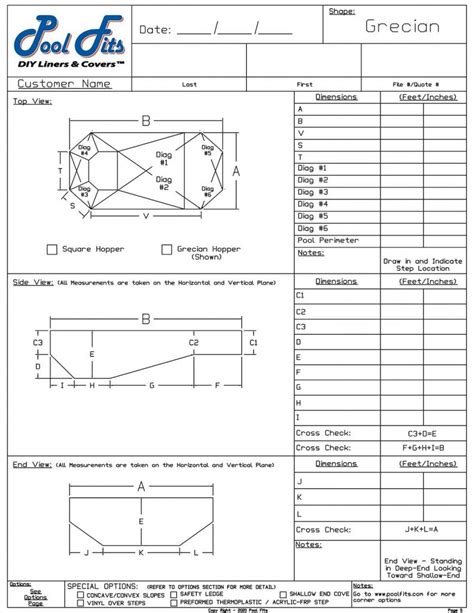 How To Measure Pool For New Liner At William Noland Blog