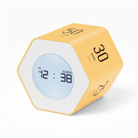 Buy Mooasmulti Hexagon Clock Cube Timer Digital Clock Time Timer Pomodoro Timer Backlit