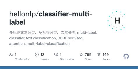 Classifier Multi Labelmodelingpy At Master · Hellonlpclassifier