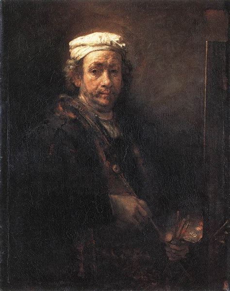 Portrait Of The Artist At His Easel Rembrandt Self Portrait