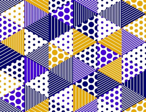 원활한 아이소메트릭 마름모와 삼각형 및 점 기하학적 패턴 3d 큐브 벡터 타일링 배경 건축 및 건설 벽지 디자인 프리미엄 벡터