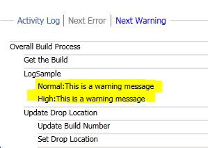 Set Verbosity Of Logging During Tfs Build Codewrecks