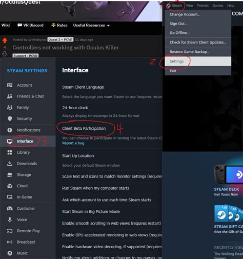 Controllers Not Working With Oculus Killer Roculusquest