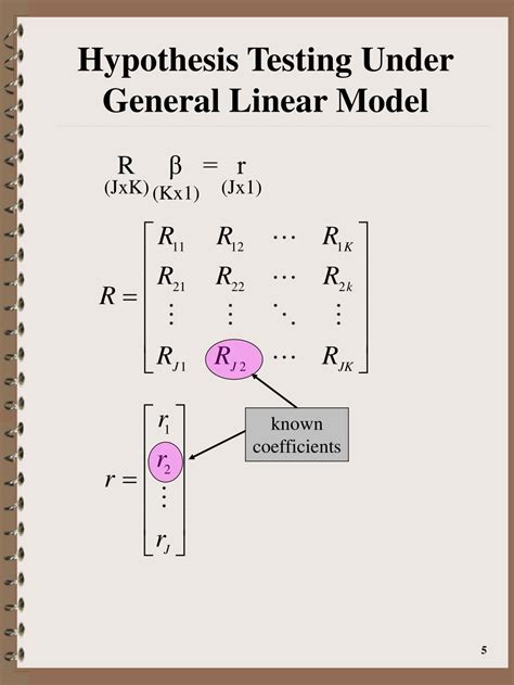 PPT Hypothesis Testing Under General Linear Model PowerPoint Presentation ID