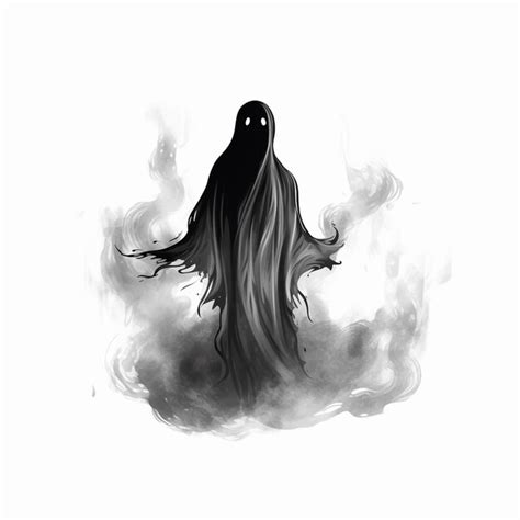 Premium Ai Image Funny Halloween Ghost Cartoon Specter