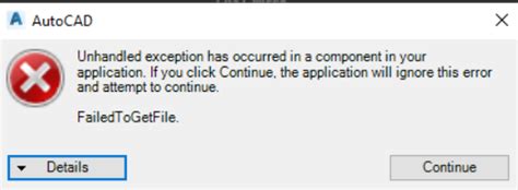 Error Failedtogetfile When Opening A Vault Project In Autocad Plant 3d
