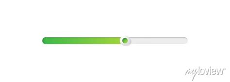 Colored Scroll Bar For User Interface Scrollbar Template Design
