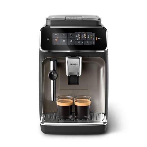 Philips 3300 Series Fully Automatic Espresso Machine 5 Beverages Intuitive Touch Display