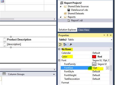 Ssrs Create No Rows Retrieved Message Jim Salaseks Sql Server Blog