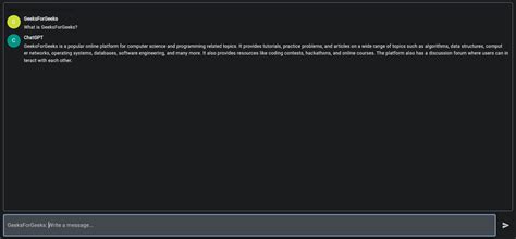 Creating ChatGPT Clone In Python GeeksforGeeks