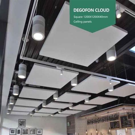 Acoustic Cloud Ceiling Panels Sound Absorbing Body Acoustical Canopy Dego Factory Hanging