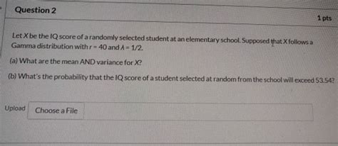 solved question 1 suppose that the moment generating