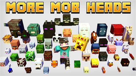More Mob Heads By Lifeboat Minecraft Marketplace Map Minecraft Bedrock Marketplace Explorer