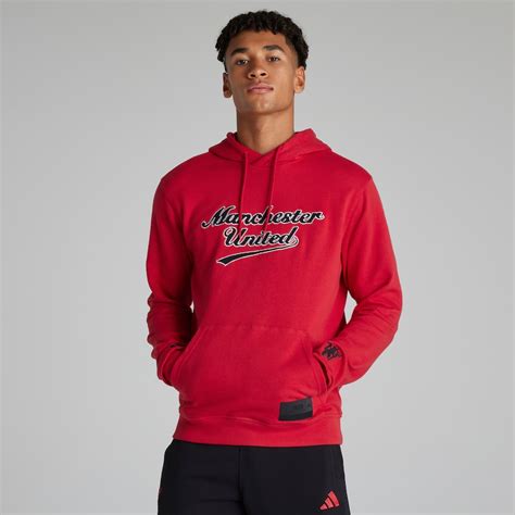 Buy Manchester United X Adidas Us Pack Hoodie Red Manchester United Store