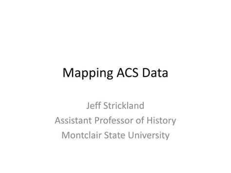 Ppt Mapping Acs Data Powerpoint Presentation Free Download Id261082