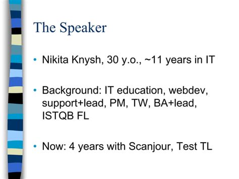 Acc Presentation For Qa Club Kiev Ppt