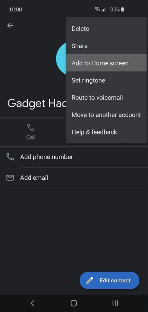 How To Make A Folder With Your Favorite Contacts On Your Androids Home Screen « Android