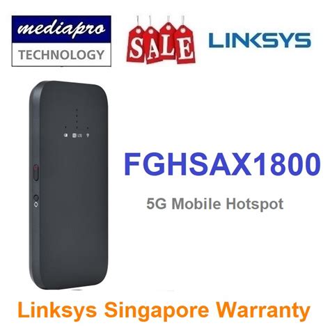 Linksys Fghsax1800 5g Mobile Hotspot Wi Fi 6 Ax1800 1 Year Sg Distributor Warranty Shopee