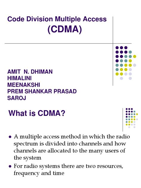 code division multiple access pdf code division multiple access