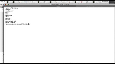 mongodb tutorial 30 how to rename the collection in mongodb youtube