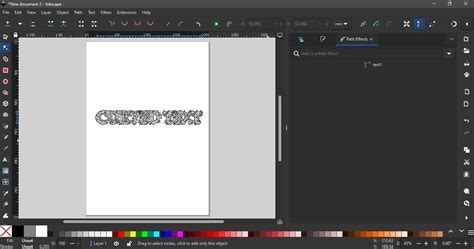 How To Curve Text In Inkscape Using Text On Path