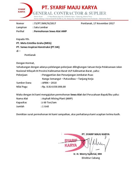 Contoh Surat Permohonan Perpanjangan Itas Delinewstv