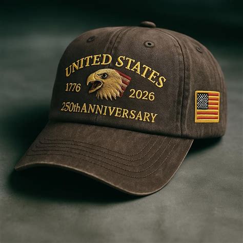 Usa 250th Anniversary Caps Etsy