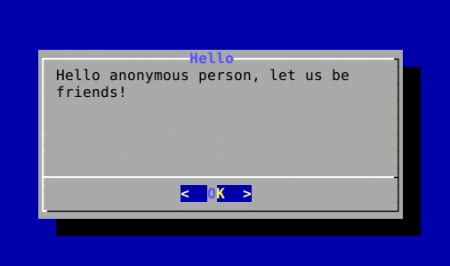 An Input Dialog Box Linux Bash Shell Scripting Tutorial Wiki