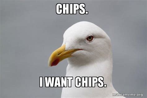 Chips I Want Chips Stuff That Didnt Happen Seagull Meme Generator