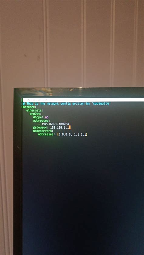 Is This Correct Because I Get A Bunch Of Warnings After Doin Sudo Netplan Apply Rubuntuserver