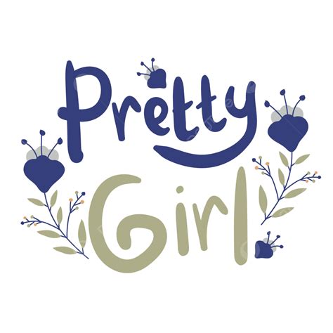 Pretty Girl Art Font Prety Girl Beautiful Art Font Png And Vector